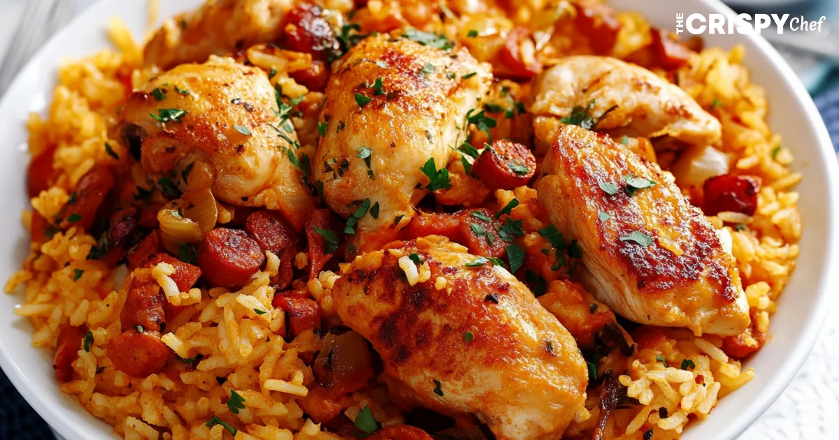 Spicy Chicken and Chorizo Rice
