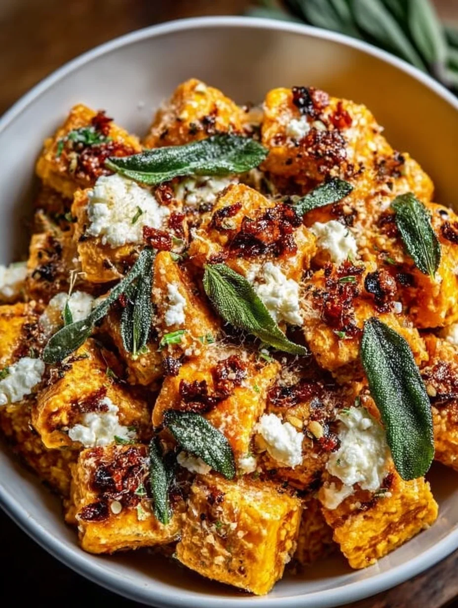 Viral Sweet Potato Goat Cheese Sage