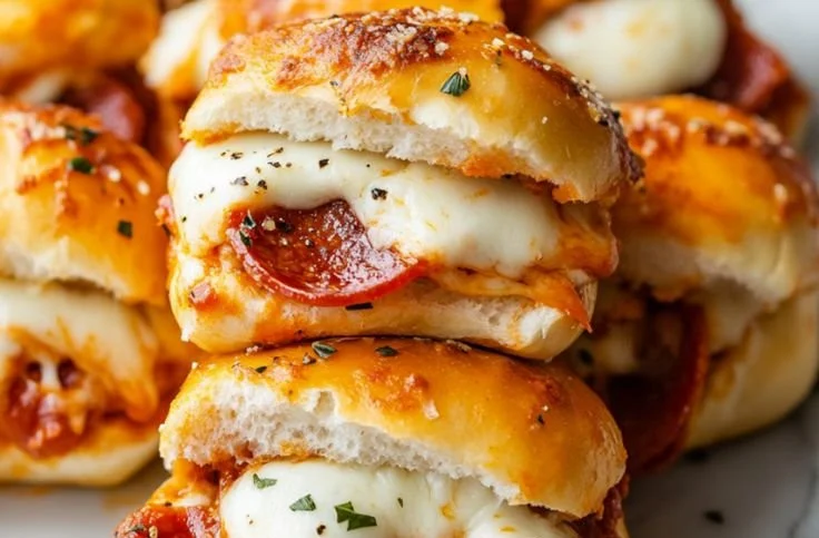 Pepperoni Pizza Sliders
